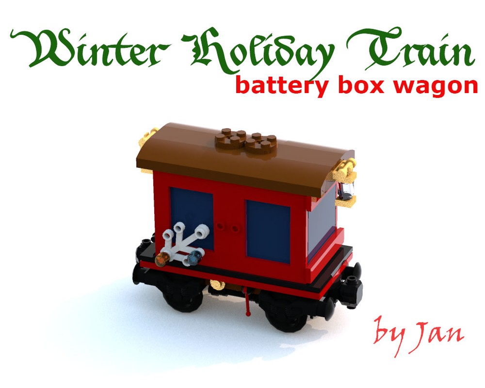 LEGO MOC Freight wagon for 10254 Winter Holiday Train by KostkovyJan ...
