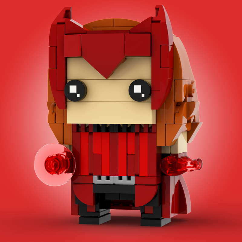 LEGO MOC Scarlet Witch BrickHeadz by Stormythos | Rebrickable - Build ...