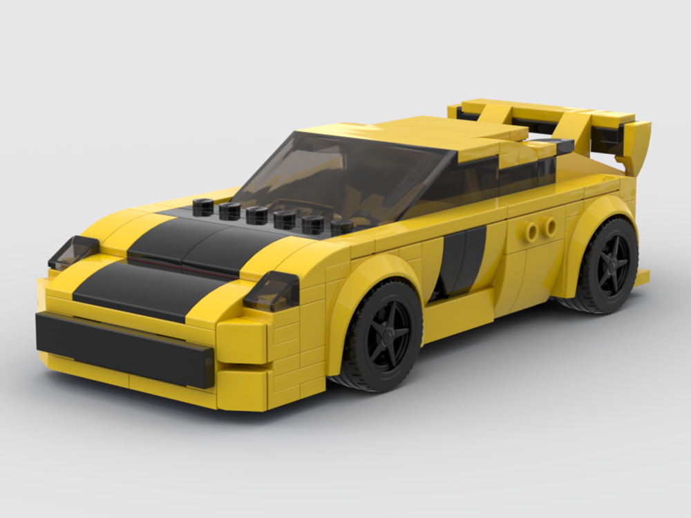 Lego Moc Yellow Car Alternative Build By Dilawer Rebrickable Build