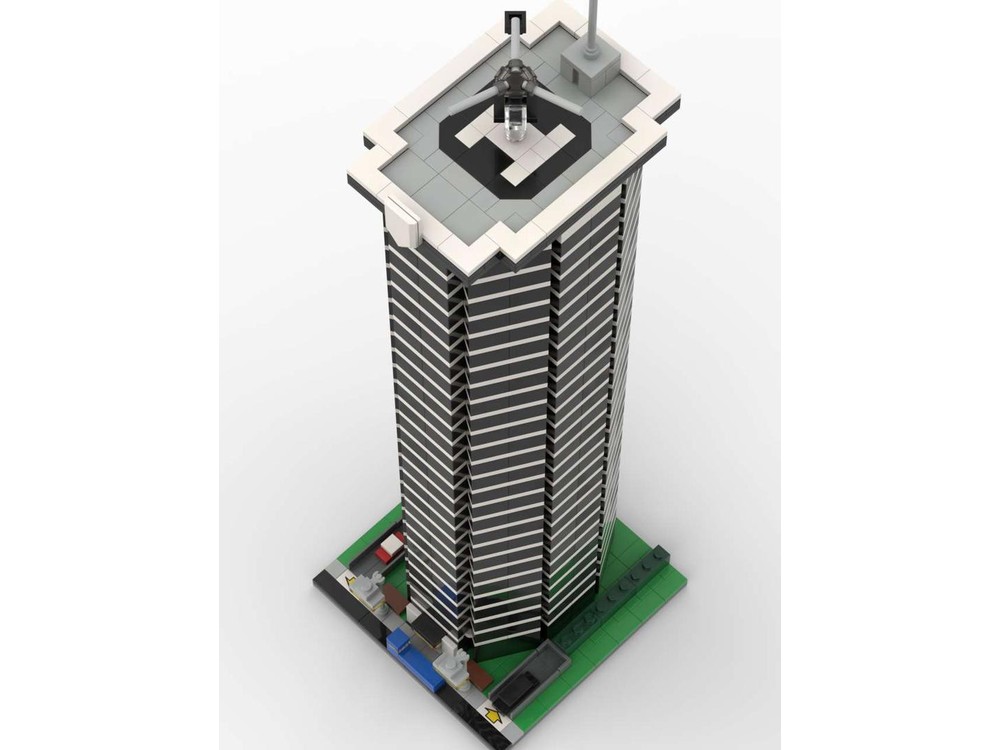 LEGO MOC Modular Office Building #10 by meregt | Rebrickable - Build ...