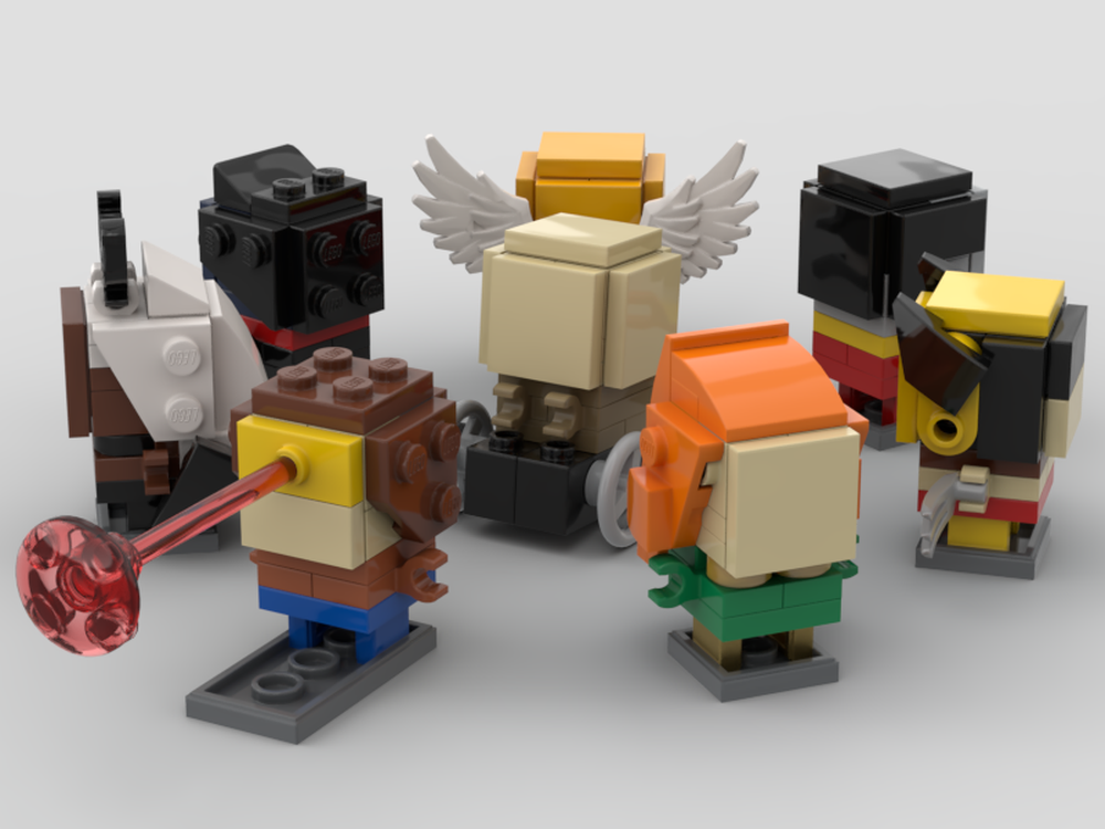 LEGO MOC Mini Brickheadz - Xmen by Thierry | Rebrickable - Build with LEGO