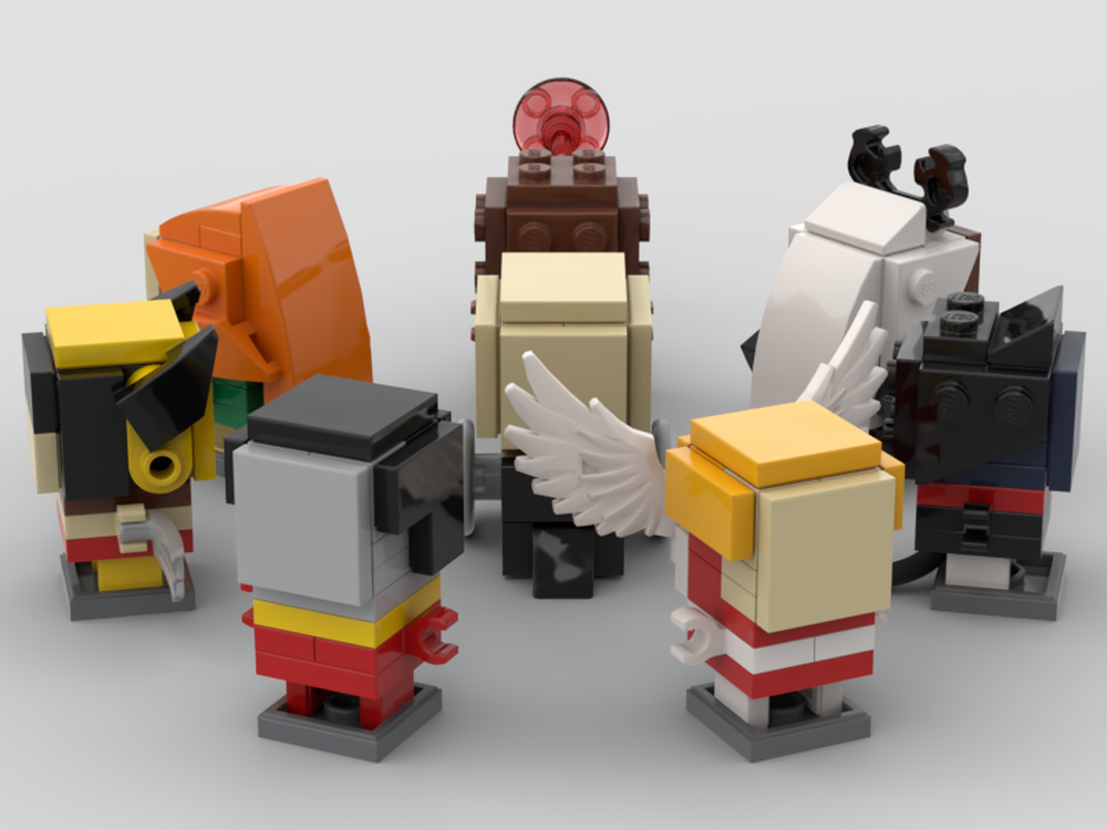 LEGO MOC Mini Brickheadz - Xmen by Thierry | Rebrickable - Build with LEGO
