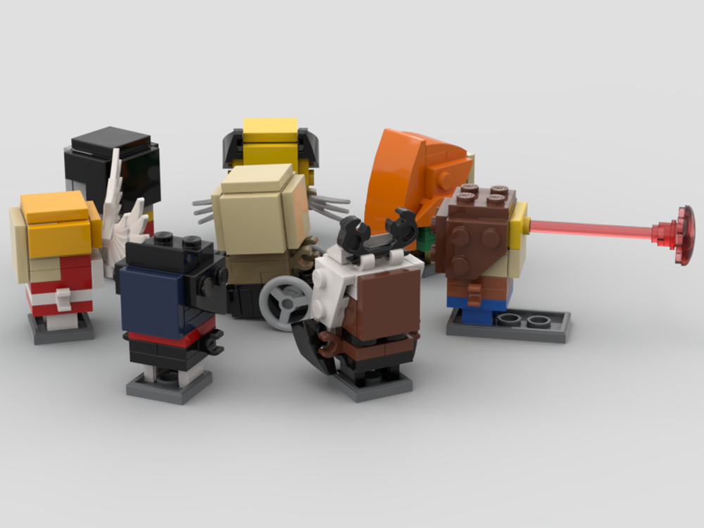 LEGO MOC Mini Brickheadz - Xmen by Thierry | Rebrickable - Build with LEGO