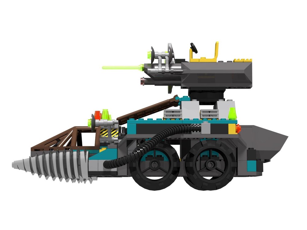 LEGO MOC Rock Raiders Chrome Crusher Power Drill by LBBDE | Rebrickable ...