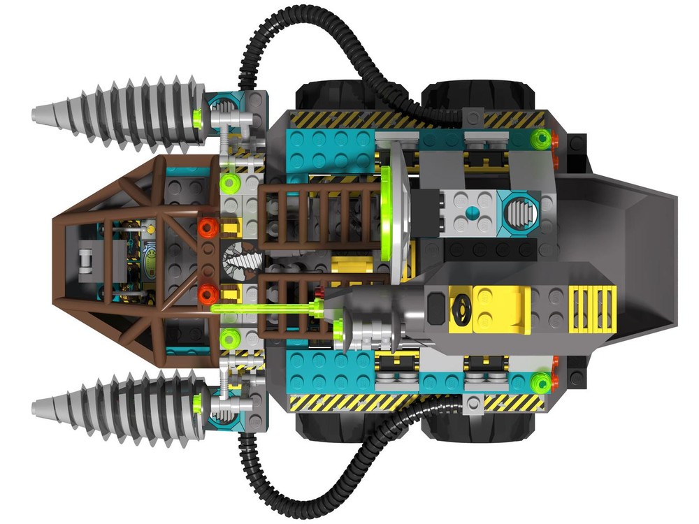 LEGO MOC Rock Raiders Chrome Crusher Power Drill by LBBDE | Rebrickable ...
