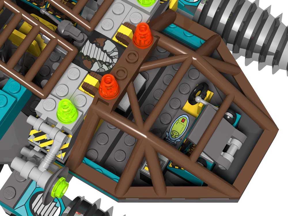 LEGO MOC Rock Raiders Chrome Crusher Power Drill by LBBDE | Rebrickable ...