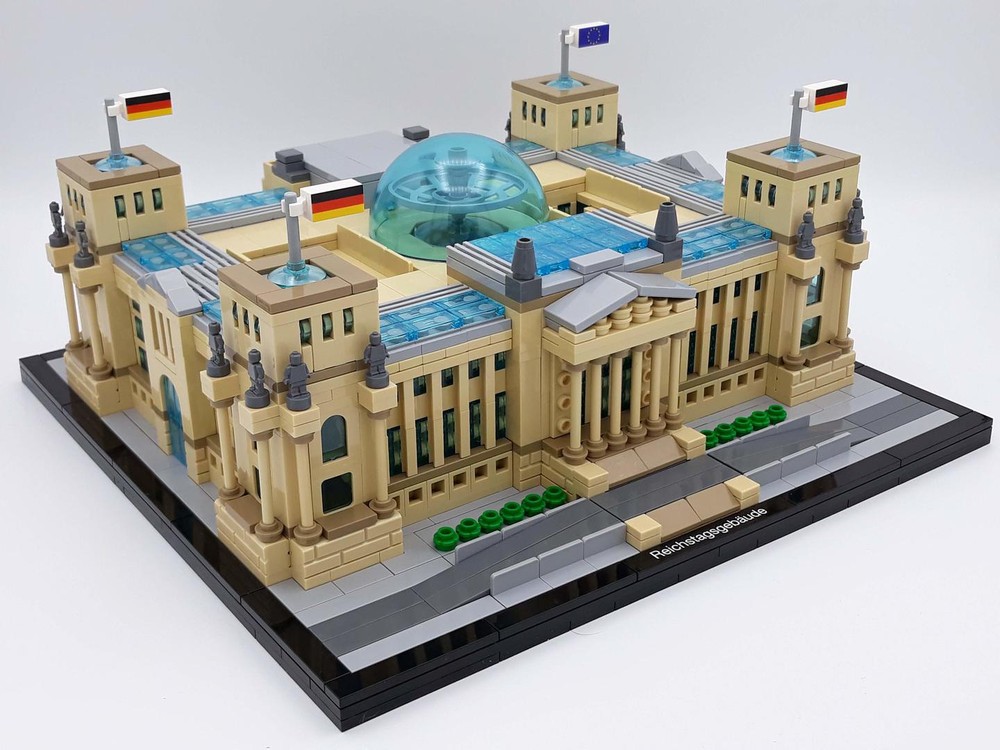 LEGO MOC Reichstag - Berlin by Rauy | Rebrickable - Build with LEGO