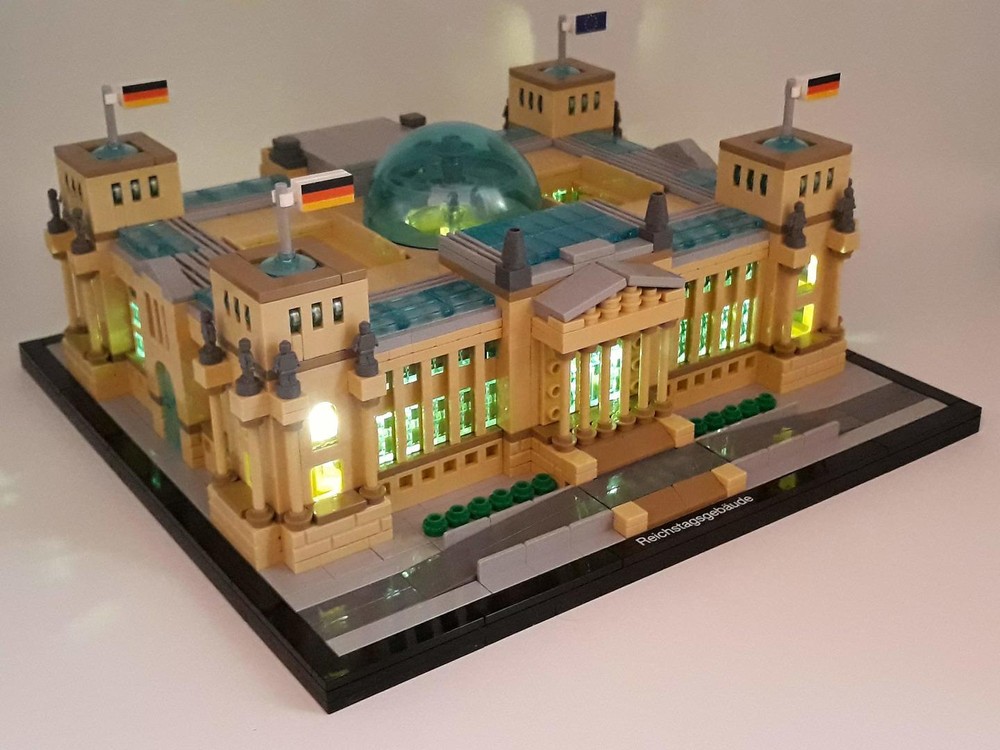 LEGO MOC Reichstag - Berlin by Rauy | Rebrickable - Build with LEGO