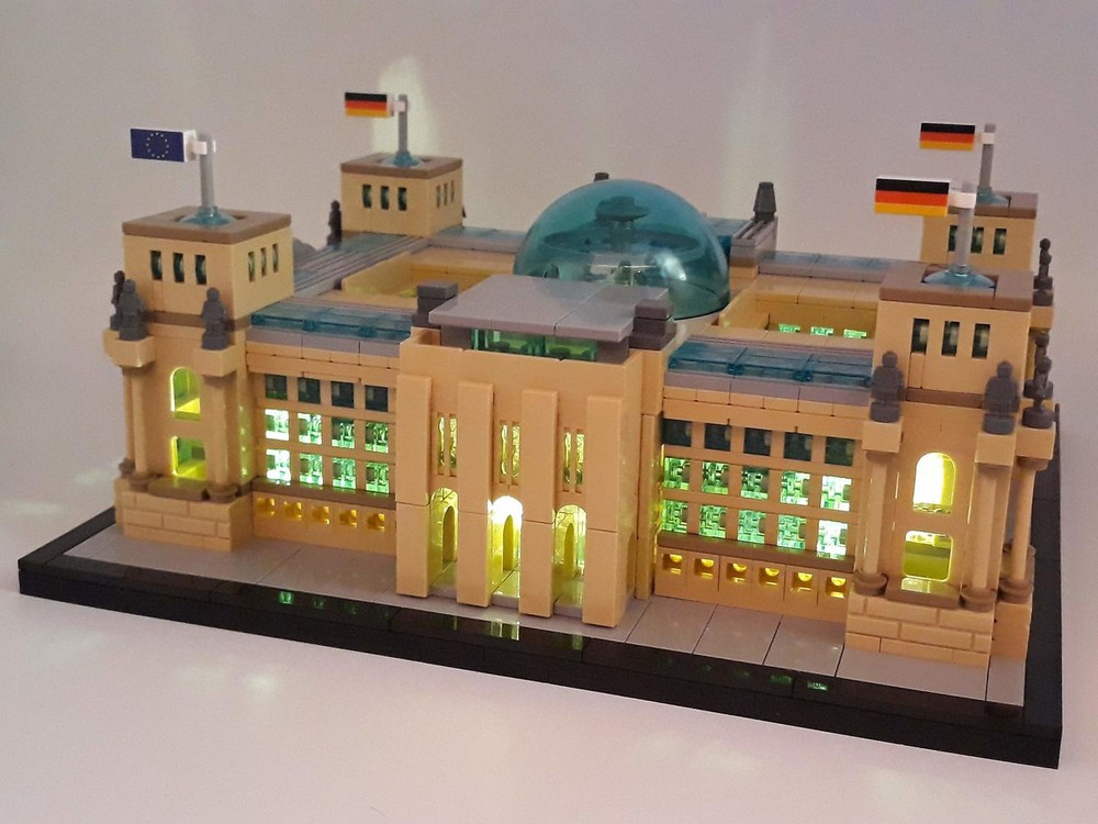 LEGO MOC Reichstag - Berlin by Rauy | Rebrickable - Build with LEGO