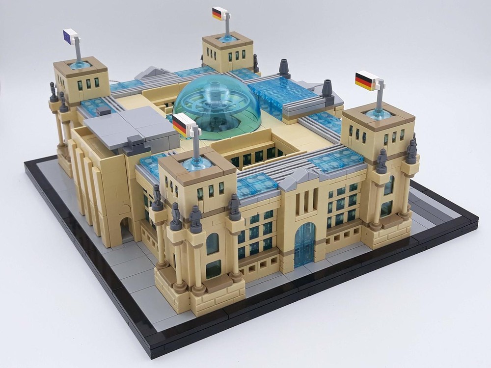 LEGO MOC Reichstag - Berlin by Rauy | Rebrickable - Build with LEGO