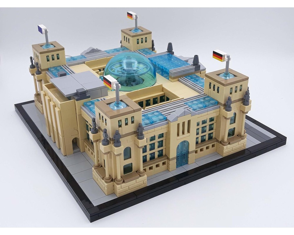 LEGO MOC Reichstag - Berlin by Rauy | Rebrickable - Build with LEGO