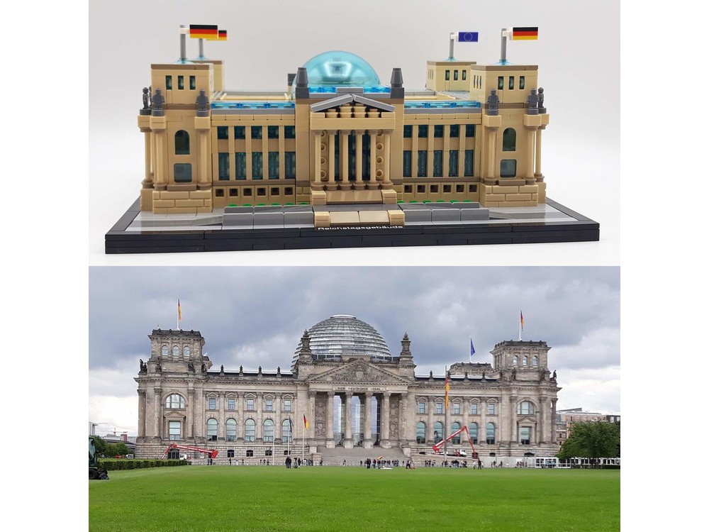 LEGO MOC Reichstag - Berlin by Rauy | Rebrickable - Build with LEGO