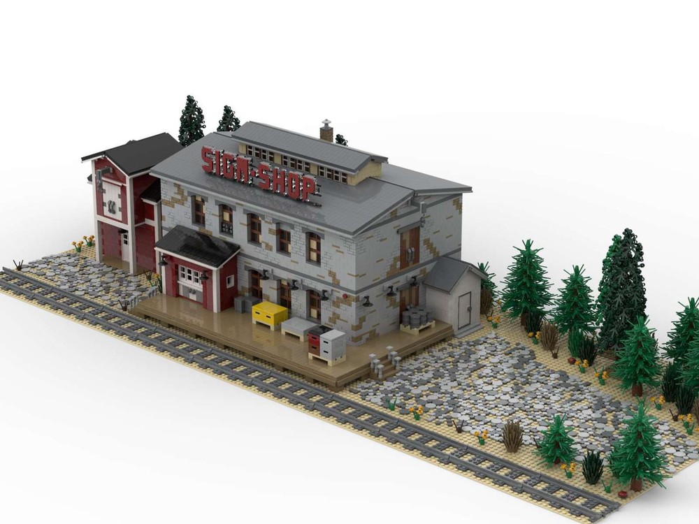 LEGO MOC Sign Shop by jepaz | Rebrickable - Build with LEGO