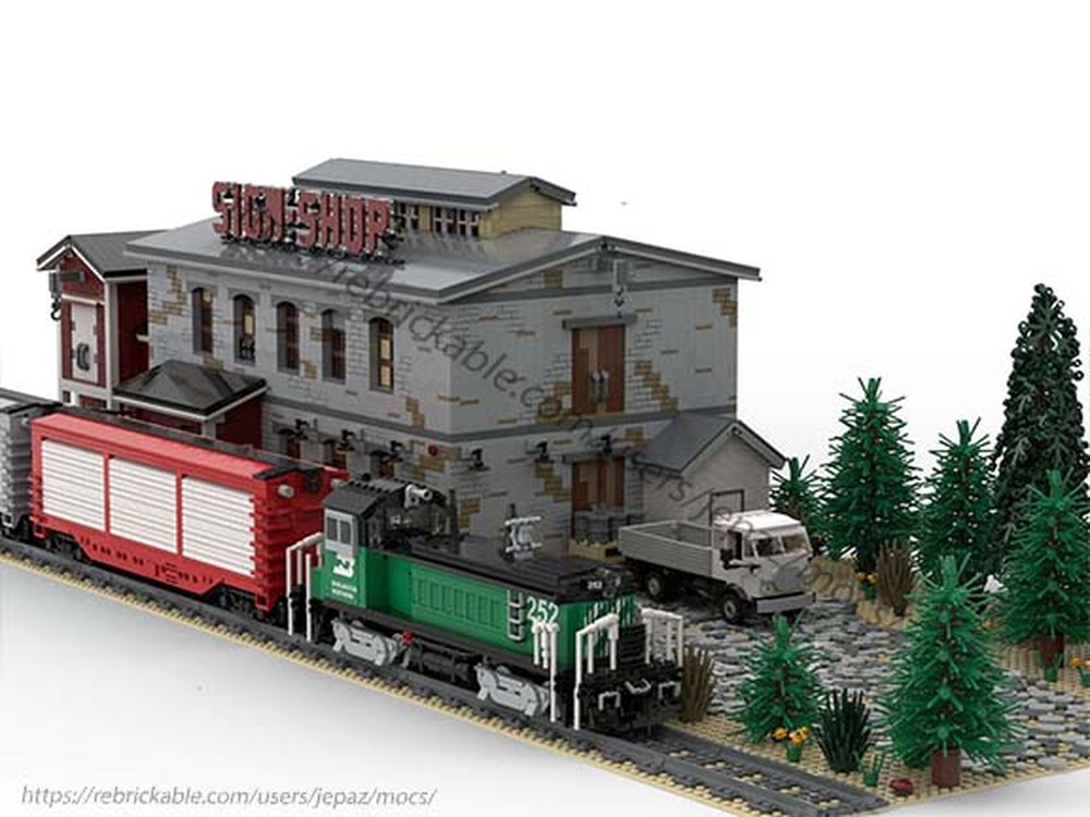 LEGO MOC Sign Shop by jepaz | Rebrickable - Build with LEGO