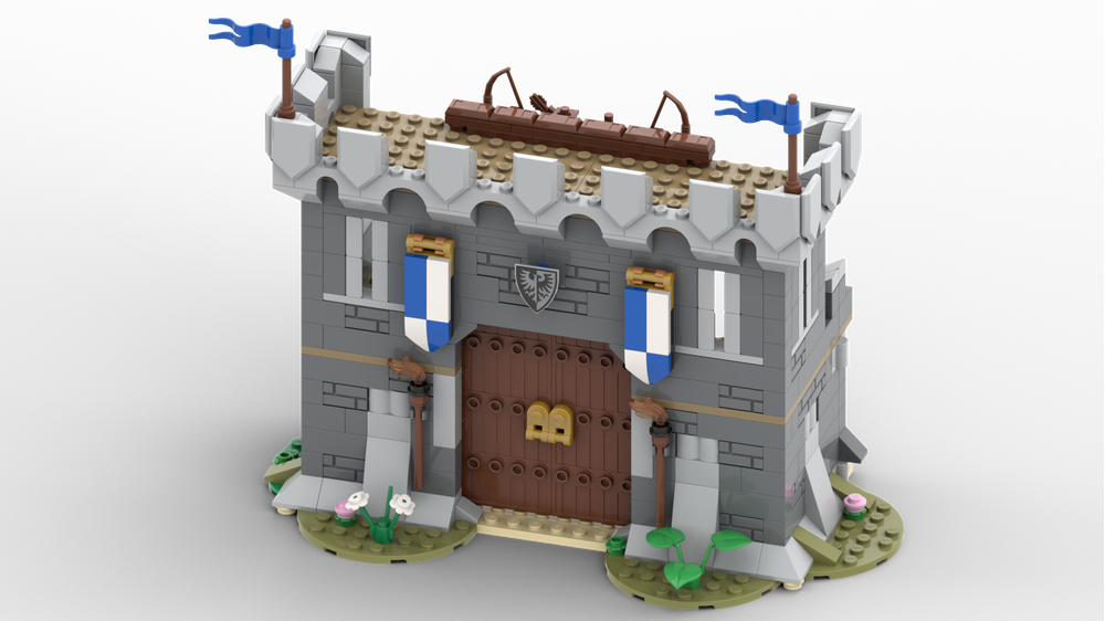 LEGO MOC Modular Medieval Castle by LCas89 | Rebrickable - Build with LEGO