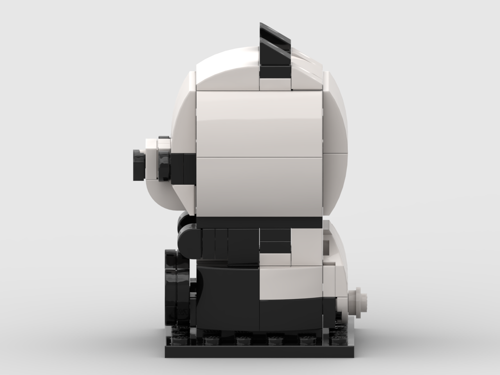 LEGO MOC Panda by Hiddenface | Rebrickable - Build with LEGO
