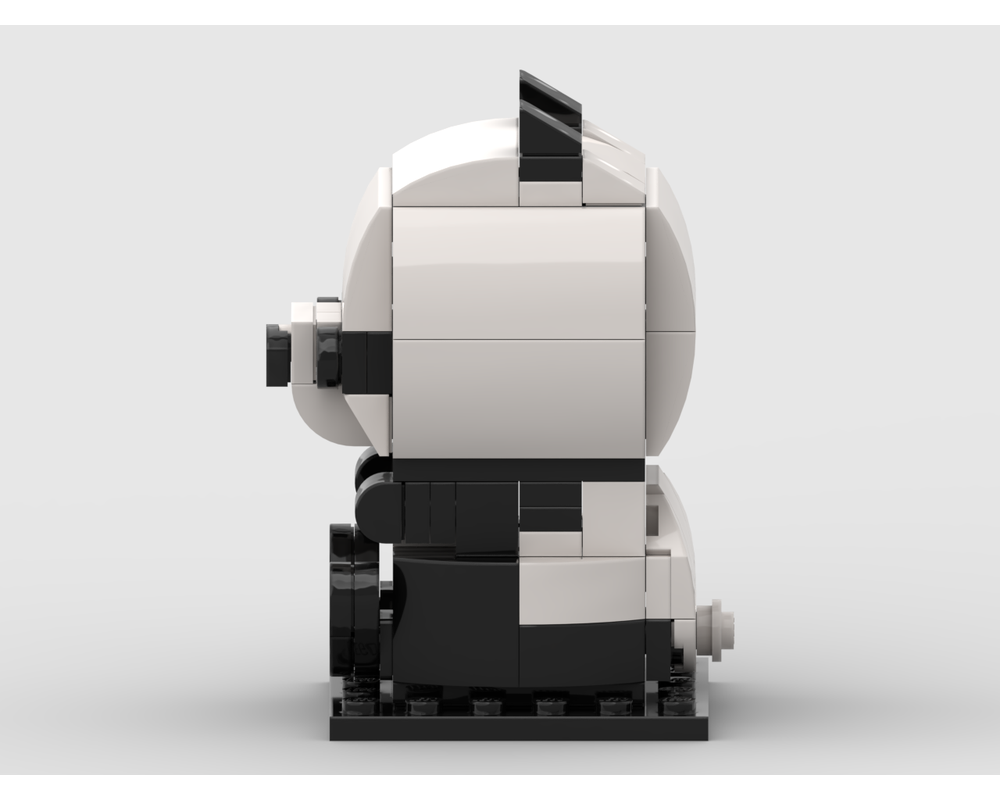 LEGO MOC Panda by Hiddenface | Rebrickable - Build with LEGO