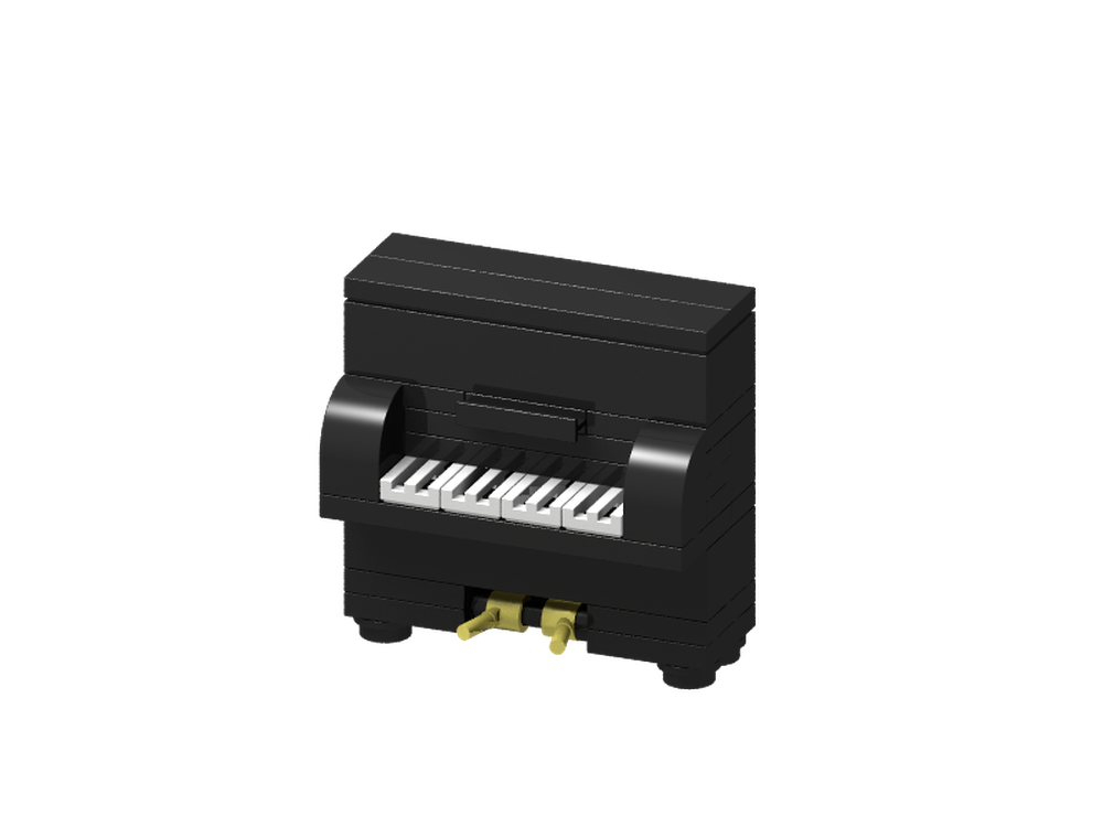 Lego Moc Piano By Bigcoconut Rebrickable Build With Lego