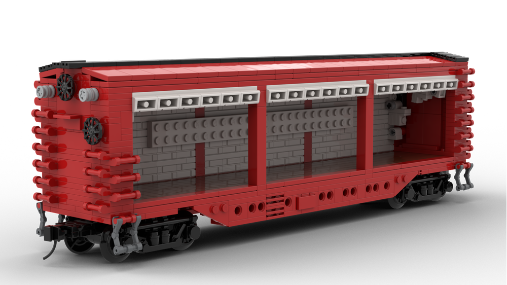 LEGO MOC Evans All-Door Boxcar by Yellow.LXF | Rebrickable - Build with ...