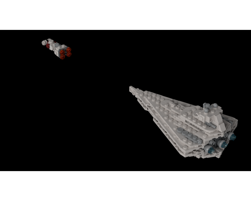 LEGO MOC Mini Size Episode 4 opening : ISD with Tantive IV by jellco ...