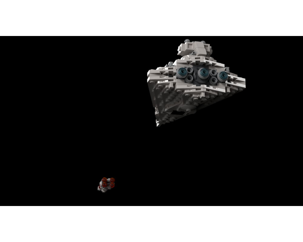 LEGO MOC Mini Size Episode 4 opening : ISD with Tantive IV by jellco ...