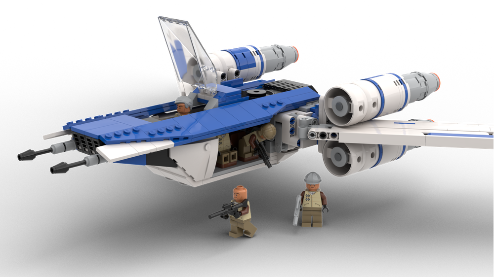 LEGO MOC U wing by RendiliBricks | Rebrickable - Build with LEGO