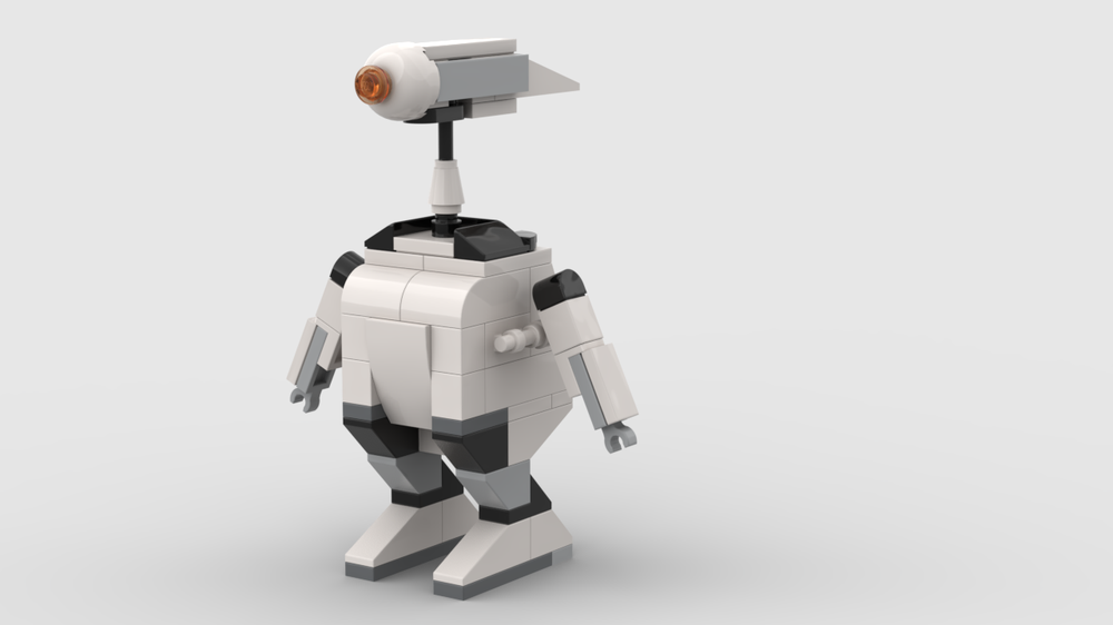 Lego Moc Small Robot By Chridat Rebrickable Build With Lego