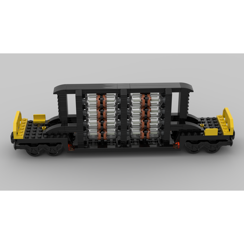 LEGO MOC Nuclear waste uranium rods train car by josszo | Rebrickable ...