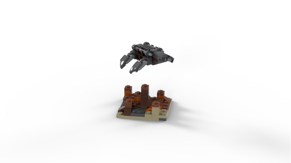 LEGO MOC Ultra Micro Zeta class cargo shuttle : Rogue One by jellco ...