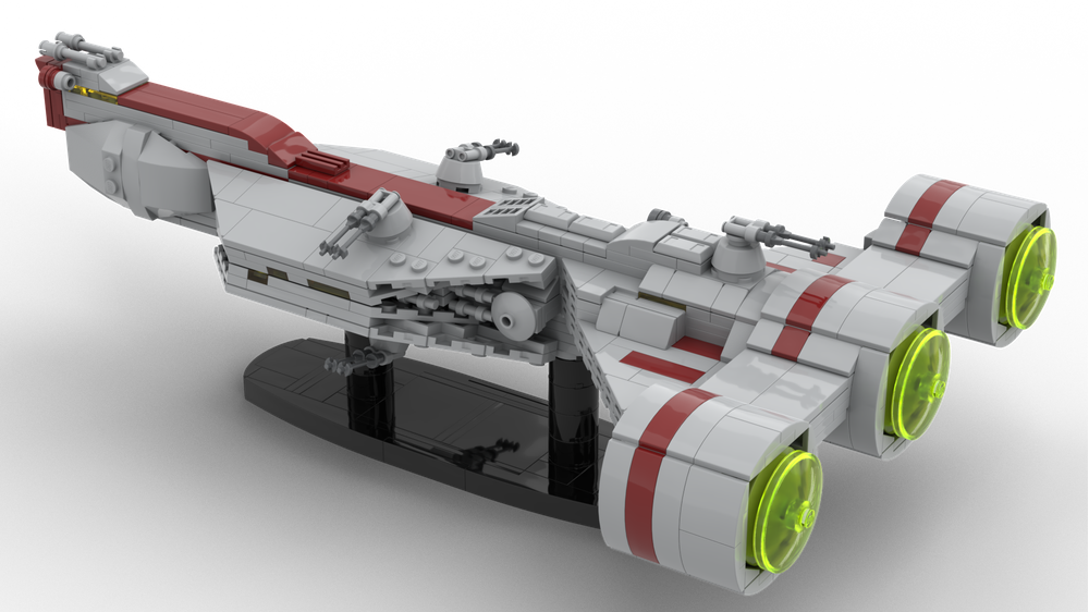 LEGO MOC Republic Frigate by RendiliBricks | Rebrickable - Build with LEGO
