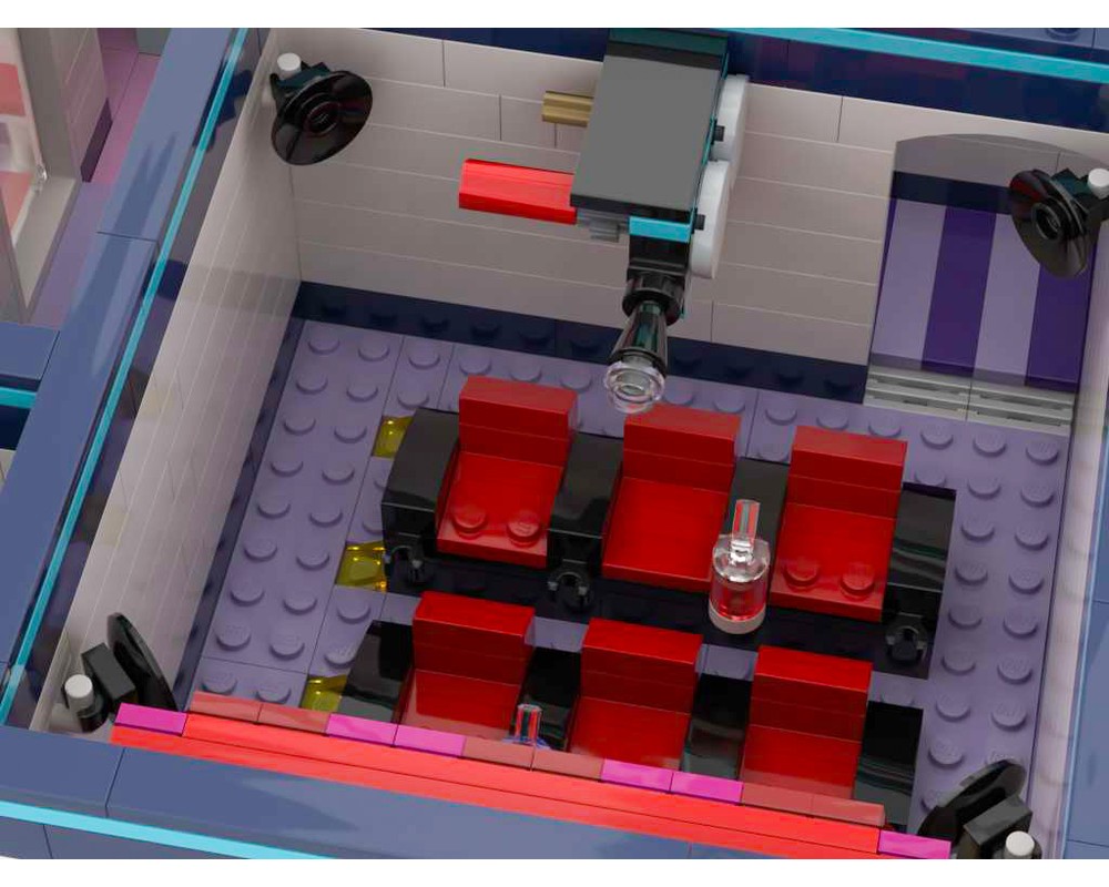 LEGO MOC Corner Movie Theater by IBrickedItUp | Rebrickable - Build ...
