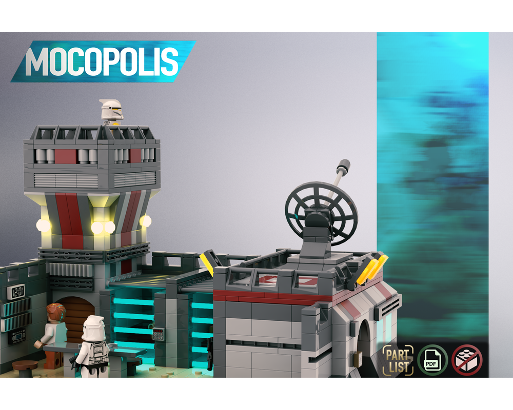 LEGO MOC SW Clone Base Prison by MOCOPOLIS | Rebrickable - Build with LEGO