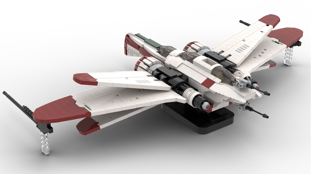 LEGO MOC ARC-170 Starfighter by RendiliBricks | Rebrickable - Build ...