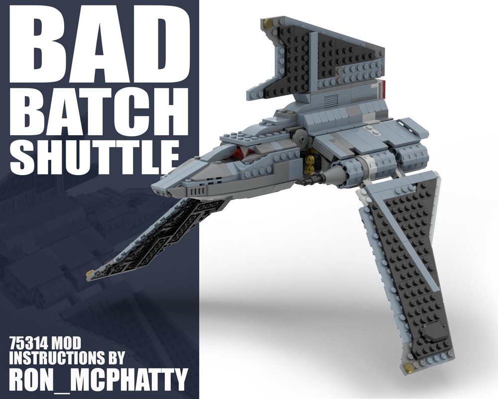 LEGO MOC The Bad Batch Attack Shuttle set 75314 MOD by ron_mcphatty ...