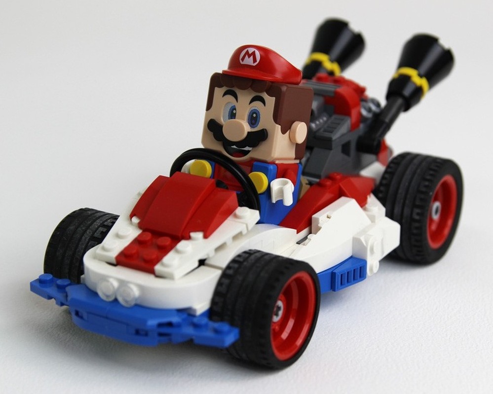 LEGO MOC Mario Kart - pull back engine. Collects coins! by I_AM ...
