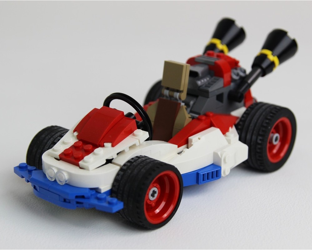 LEGO MOC Mario Kart - pull back engine. Collects coins! by I_AM ...