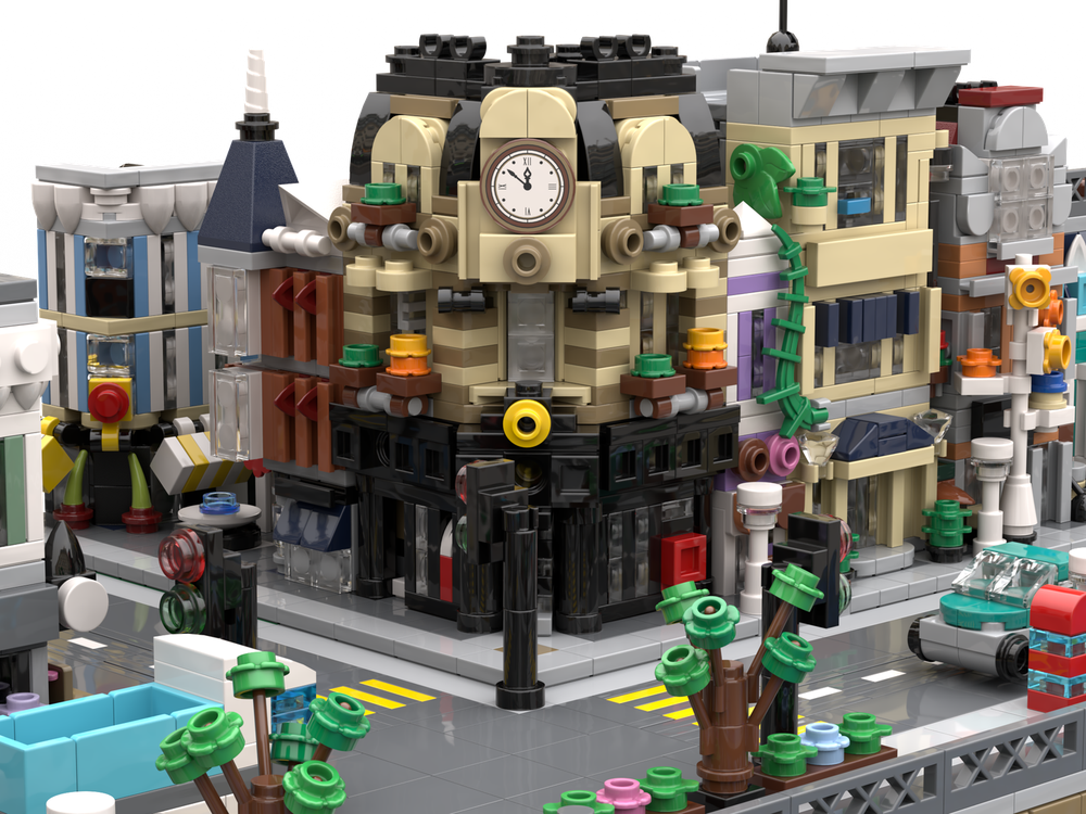 LEGO MOC Mini Post Office by simon84 | Rebrickable - Build with LEGO