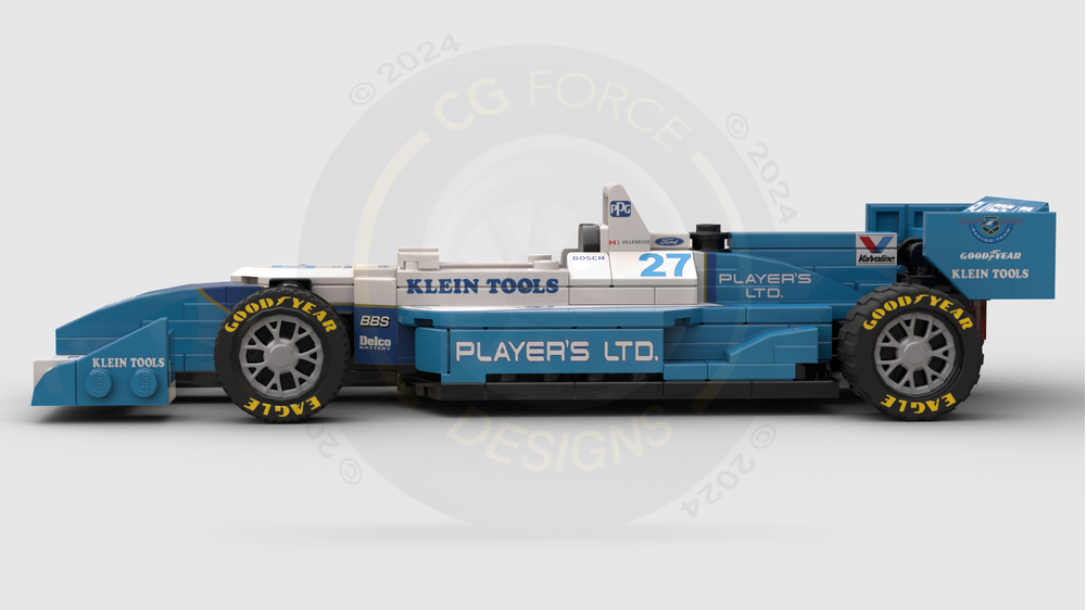 LEGO MOC Indycar 1995 TG Villeneuve Circuit Spec by CGForceDesigns ...