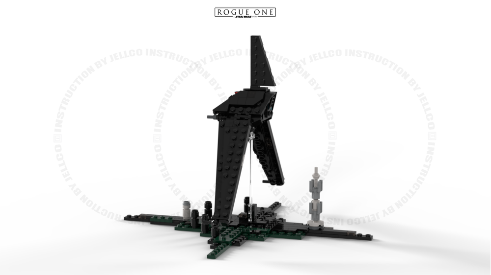 LEGO MOC Mini Size T-3C Delta class imperial shuttle : Rogue One by ...