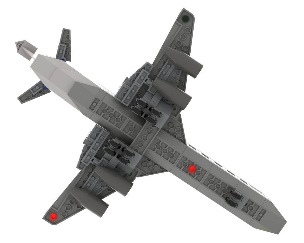 LEGO MOC 1980's Style Pan Am B707 Passenger Jet Airplane by Brick ...