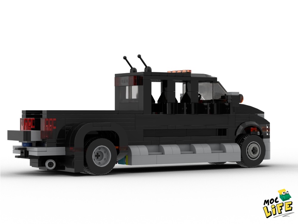LEGO MOC Ford F-650 6 doors cab custom dually by MocLife | Rebrickable ...
