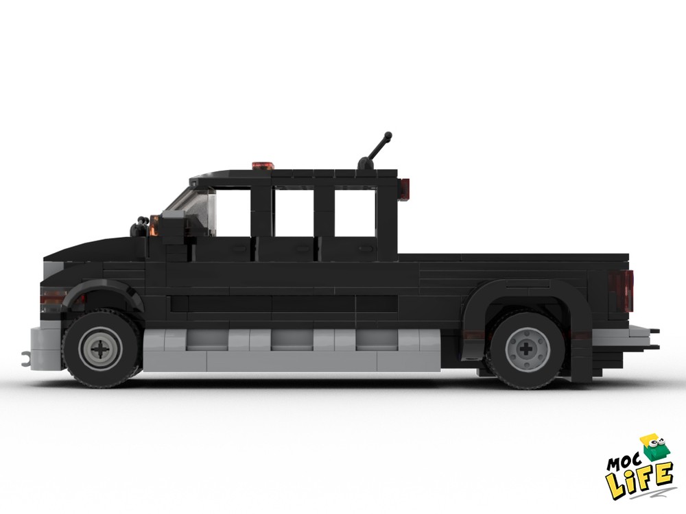 LEGO MOC Ford F-650 6 doors cab custom dually by MocLife | Rebrickable ...