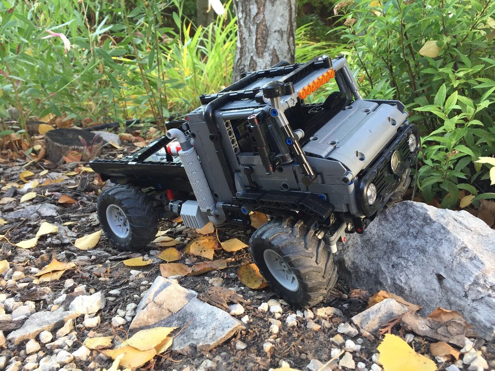 LEGO MOC 42129 C model - Unimog by gyenesvi | Rebrickable - Build with LEGO