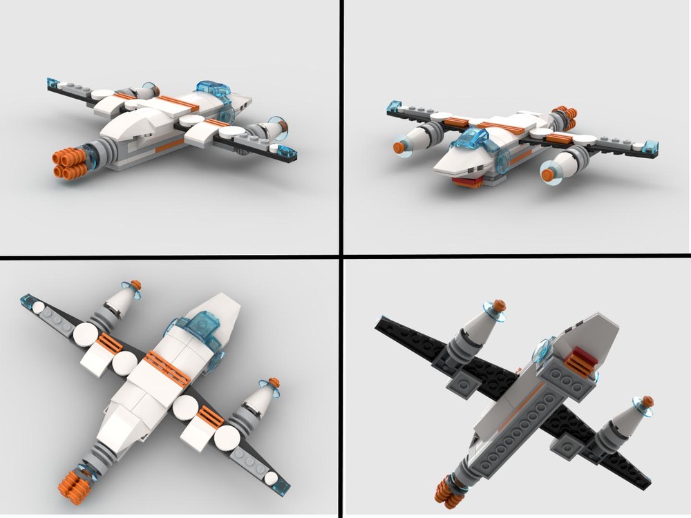 Lego Moc Jet By Mumulego Rebrickable Build With Lego