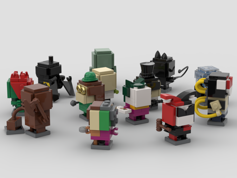 LEGO MOC Mini-Brickheadz - Gotham Syndicate by Thierry | Rebrickable ...
