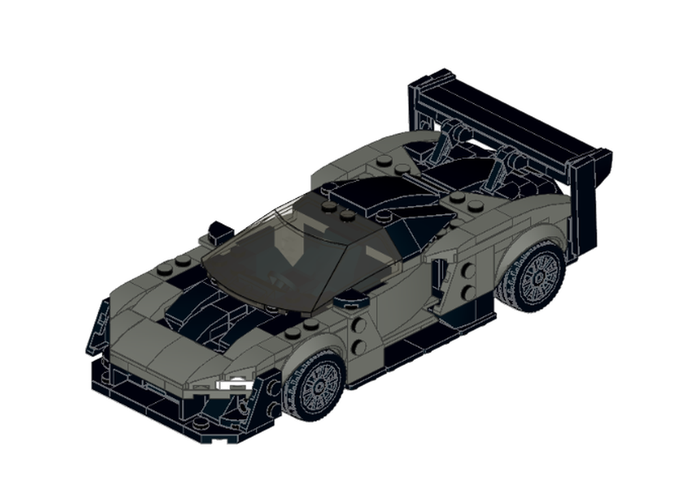 Lego Moc Mclaren Senna Gtr By Kinetickit Rebrickable Build With Lego