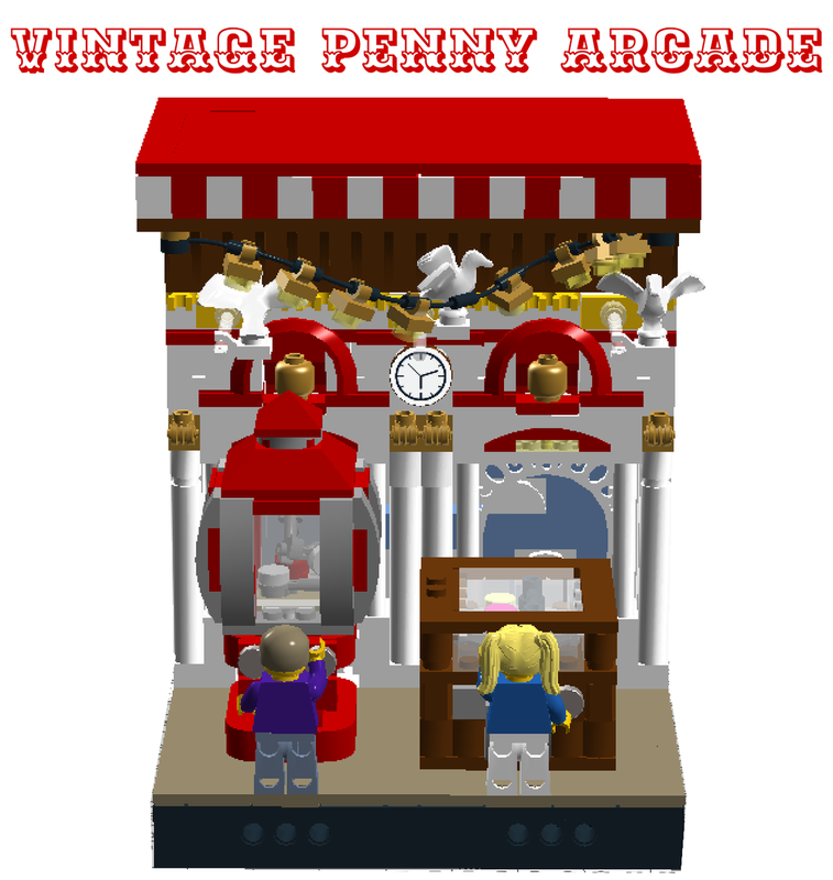 LEGO MOC Vintage penny arcades by JBDesign | Rebrickable - Build with LEGO