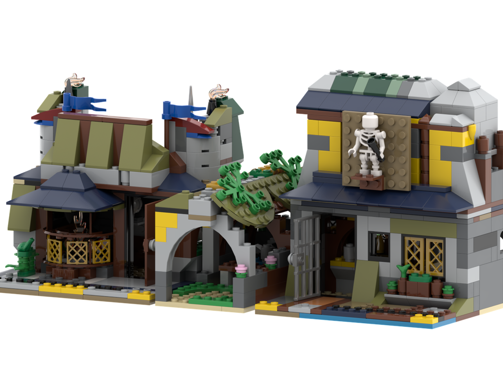 LEGO MOC Medieval MOC 3 builds Pub, Play, Patio by 16 Brick City ...