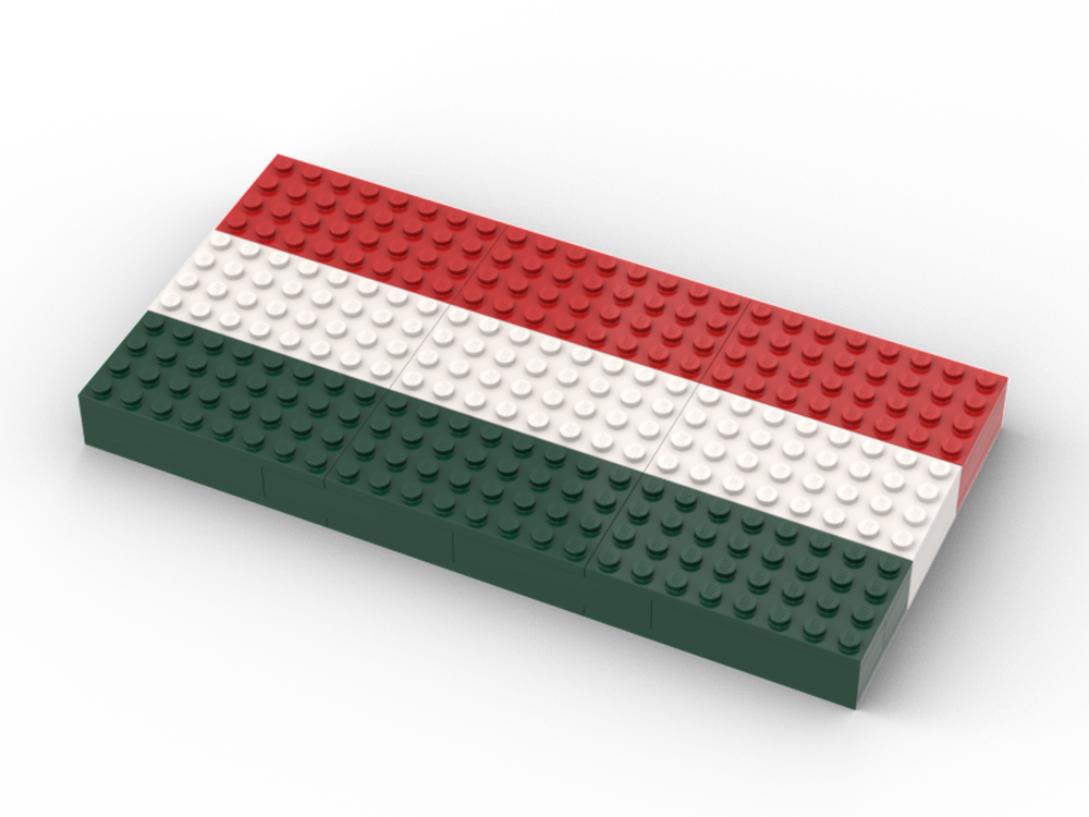 LEGO MOC Hungary national flag by RyanWongJH | Rebrickable - Build with ...