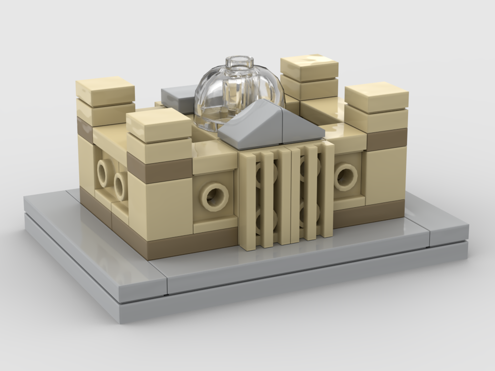 LEGO MOC Reichstag - Berlin - 1:2700 by Rauy | Rebrickable - Build with ...